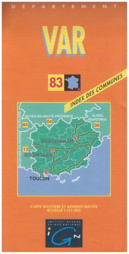Carte routière : Var Cartes Départementales IGN Book : Amazon.nl: Boeken