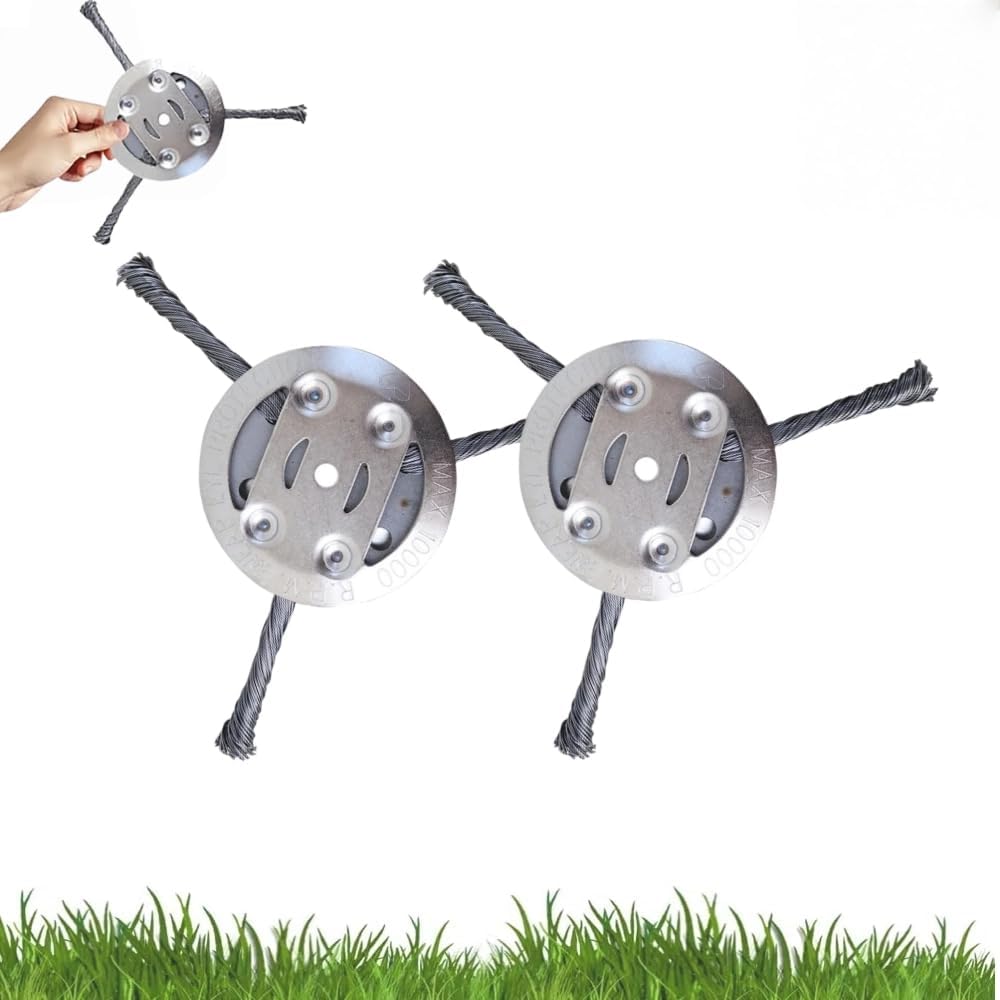 Amazon.com - 2PC Steel Weed Eater Trimmer Head 6", 2025 Upgrade Wire ...