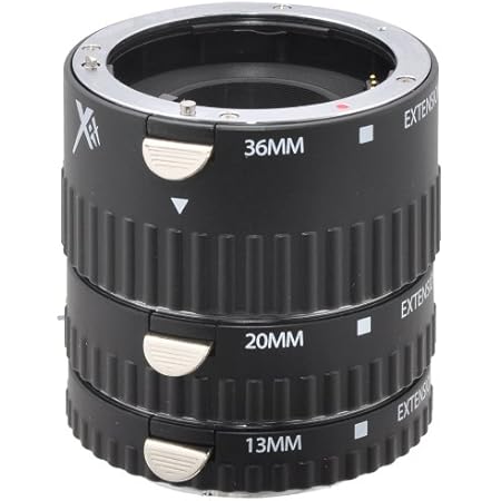 Amazon.com : Xit XTETS Auto Focus Macro Extension Tube Set for Sony SLR ...