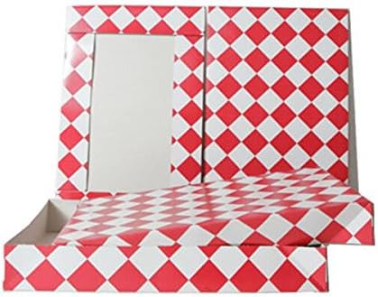 Amazon.com: JAM PAPER Gift Box - 11 x 17 x 2 1/2 - Red & White - Sold ...