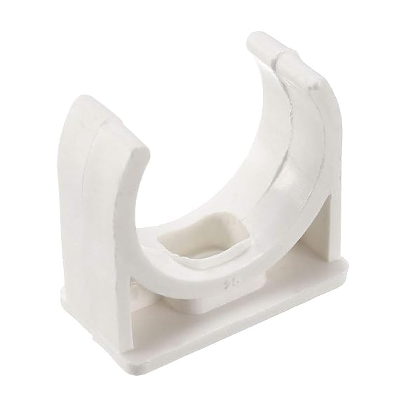 uxcell PVC Water Supply Pipe Clamp Clips Fittings 25mm Inner Dia 100 ...