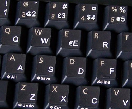 Buy SWEDISH-FINNISH KEYBOARD DECALS WITH WHITE LETTERING TRANSPARENT ...