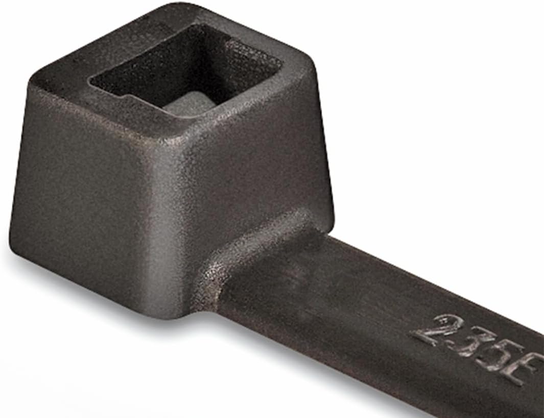 HELLERMANNTYTON, Brides dentées internes Standard 225 x 7,6 Noir 50 pièces : Amazon.fr: Bricolage