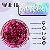 Amazon.com : Stunt Trainer Cheer Glitter Face Body Makeup Peel Off Gel ...