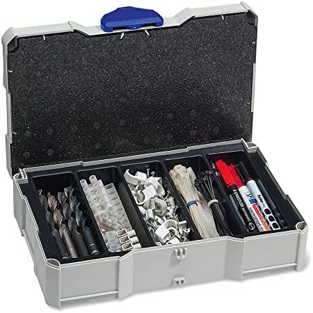 Boîte à outils vide Tanos MINI-systainer® T-Loc I 80590506 plastique ABS (l x H x P) 265 x 71 x ...