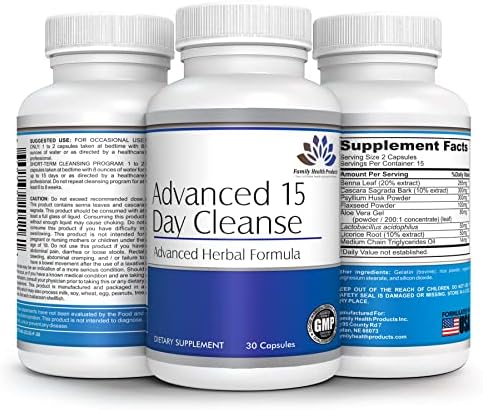 Amazon.com: NATION HEALTH MD Cleanse24 - Intestinal Cleanse for Humans ...