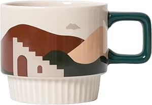 Amazon.com: Vanolu Ceramic Coffee Mug, 12oz/320ml Small Milk Tea Cup ...