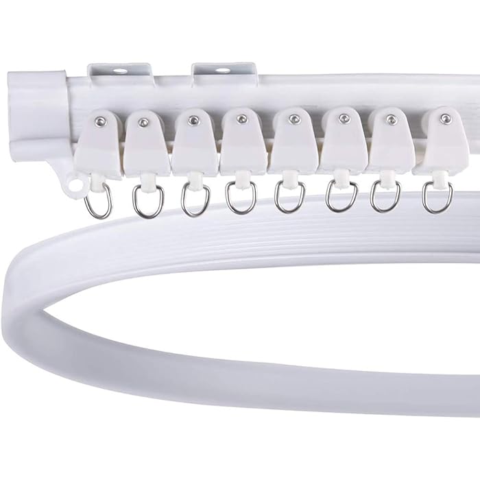 Buy Flexible Ceiling Curtain Track,Soft Curved Track Rail Slide ...