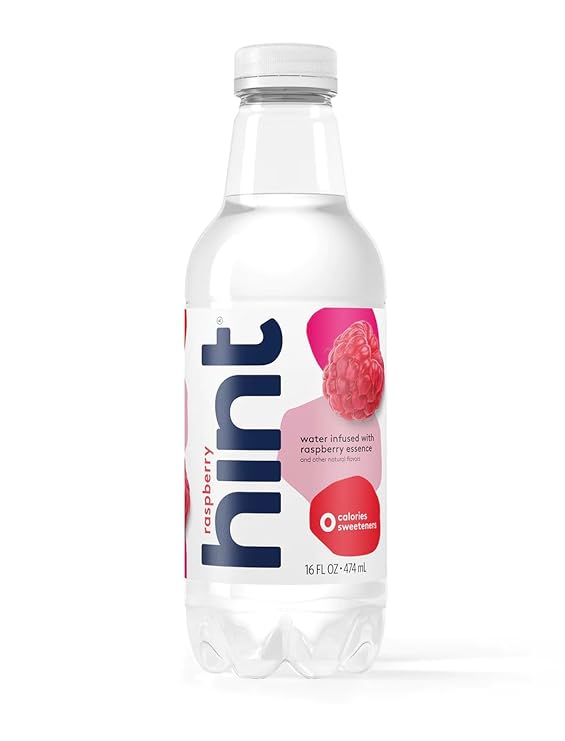Amazon.com: Hint Water Raspberry Single Bottle, One 16 Ounce Bottle ...
