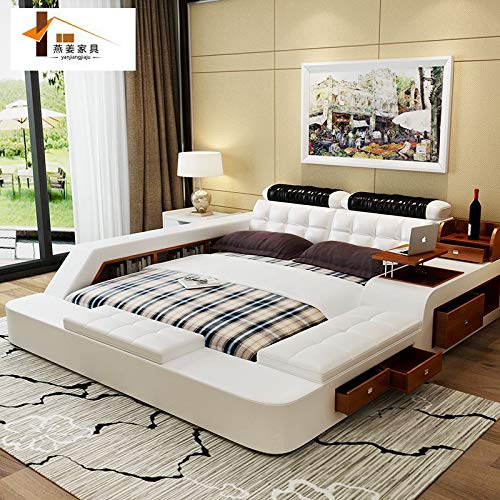 HITECH FURNITURES Modern Dabble Bed dsing Luxury Bed for Living Room ...