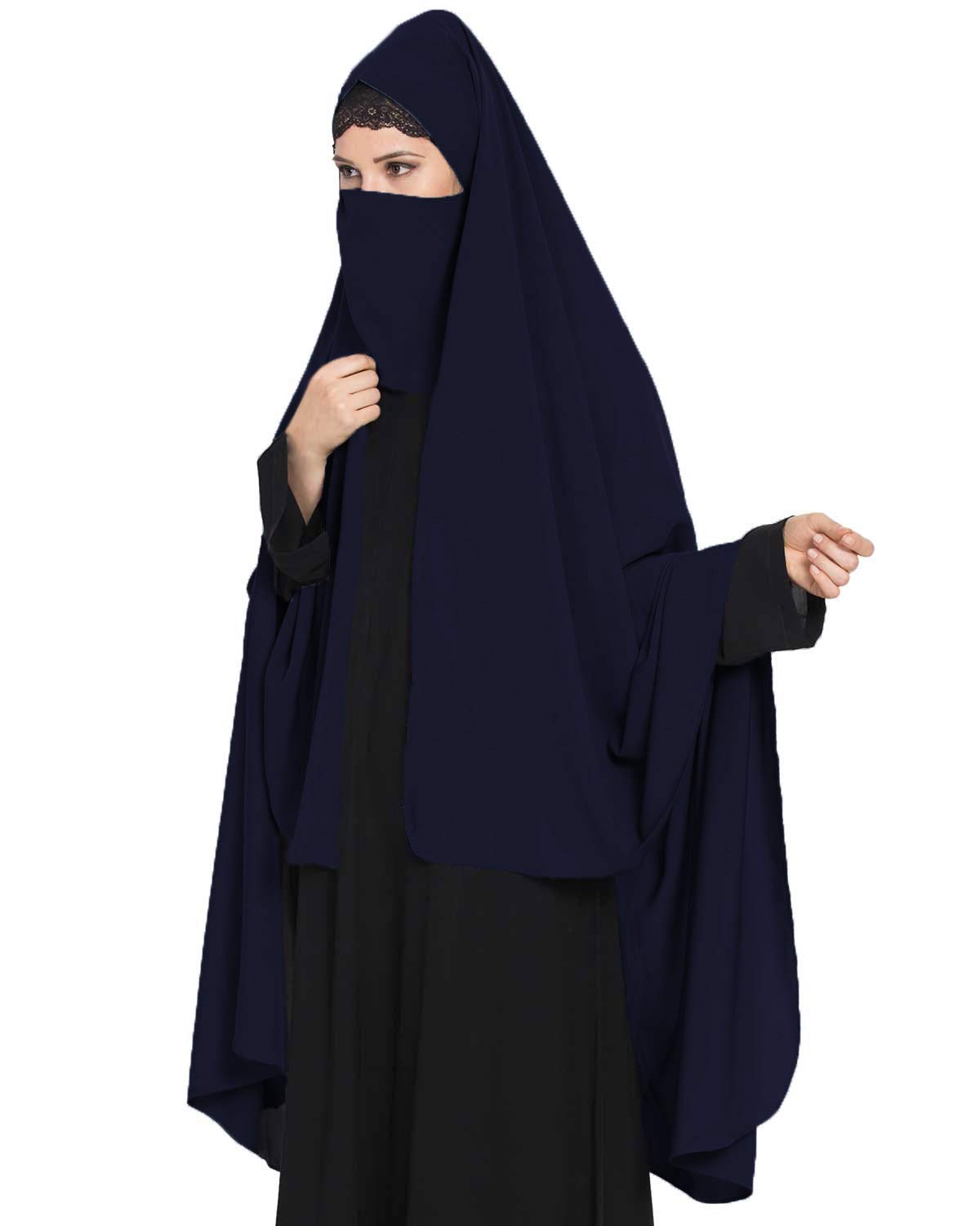 Buy Mushkiya Women's Ready to Wear Two Piece Combo of Irani Chadar Rida ...