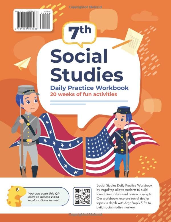 Snapklik.com : 7th Grade Social Studies: Daily Practice Workbook 20 Weeks Of Fun Activities ...