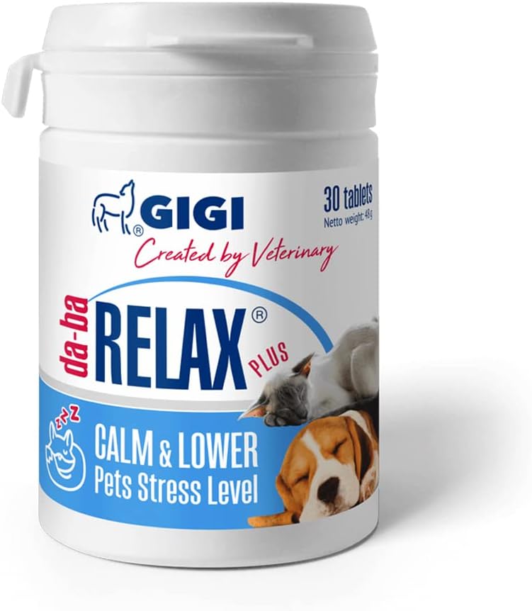 GIGI VET Da-ba RELAX Plus – Calming Supplement for Cats & Dogs – 30 ...