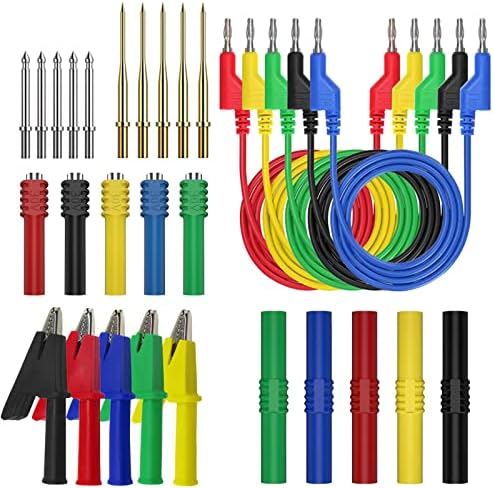 Amazon.com: Keadic 90Pcs 5 Color 4MM Banana Plug Banana Jack Socket ...