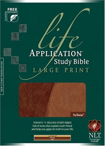 Life Application Study Bible NLT, Large Print, TuTone: Tyndale ...
