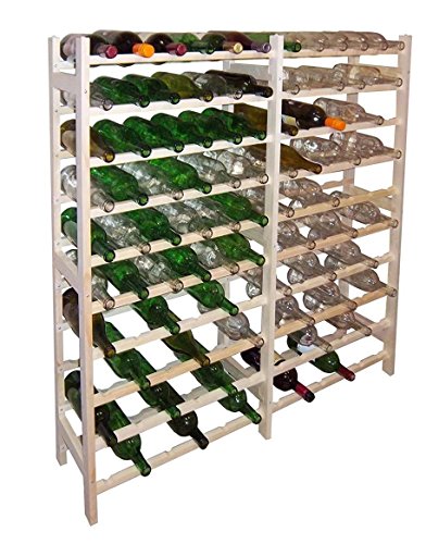 Amazon.com: Vinland 120 Bottle Wine Rack, 12 wide by 10 high : Home ...