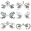SHINEYES 8 Pcs Gemstone Face Stickers for Music Festival Holiday Party ...