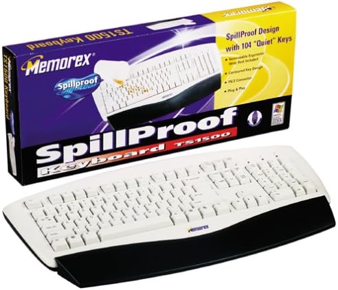 Amazon.com: Memorex TS 1500 Spillproof Keyboard (PS/2) : Electronics
