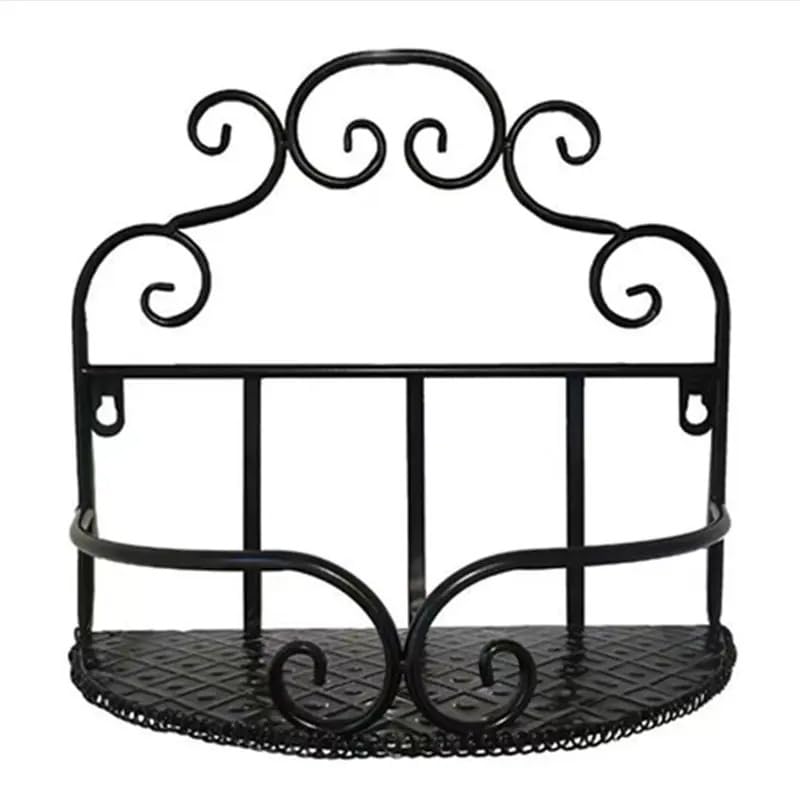 Amazon.com: Wrought Iron Wall Rack Shelf – A Stylish and Functional ...