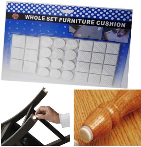 Non-skid Furniture Leg Feet Cushion Adhesive Chair Glides Sticky Non ...