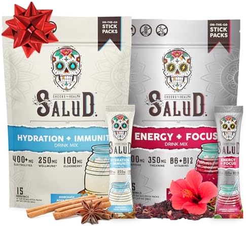 Amazon.com: Salud 2-Pack | 2-in-1 Hydration + Immunity (Horchata ...