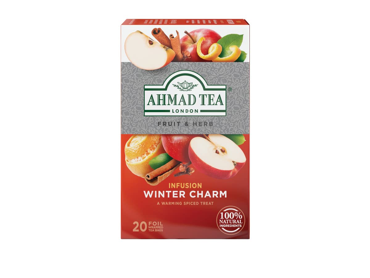 Amazon.com : Ahmad Tea English Fruit & Herbal Infusions, Winter Charm ...