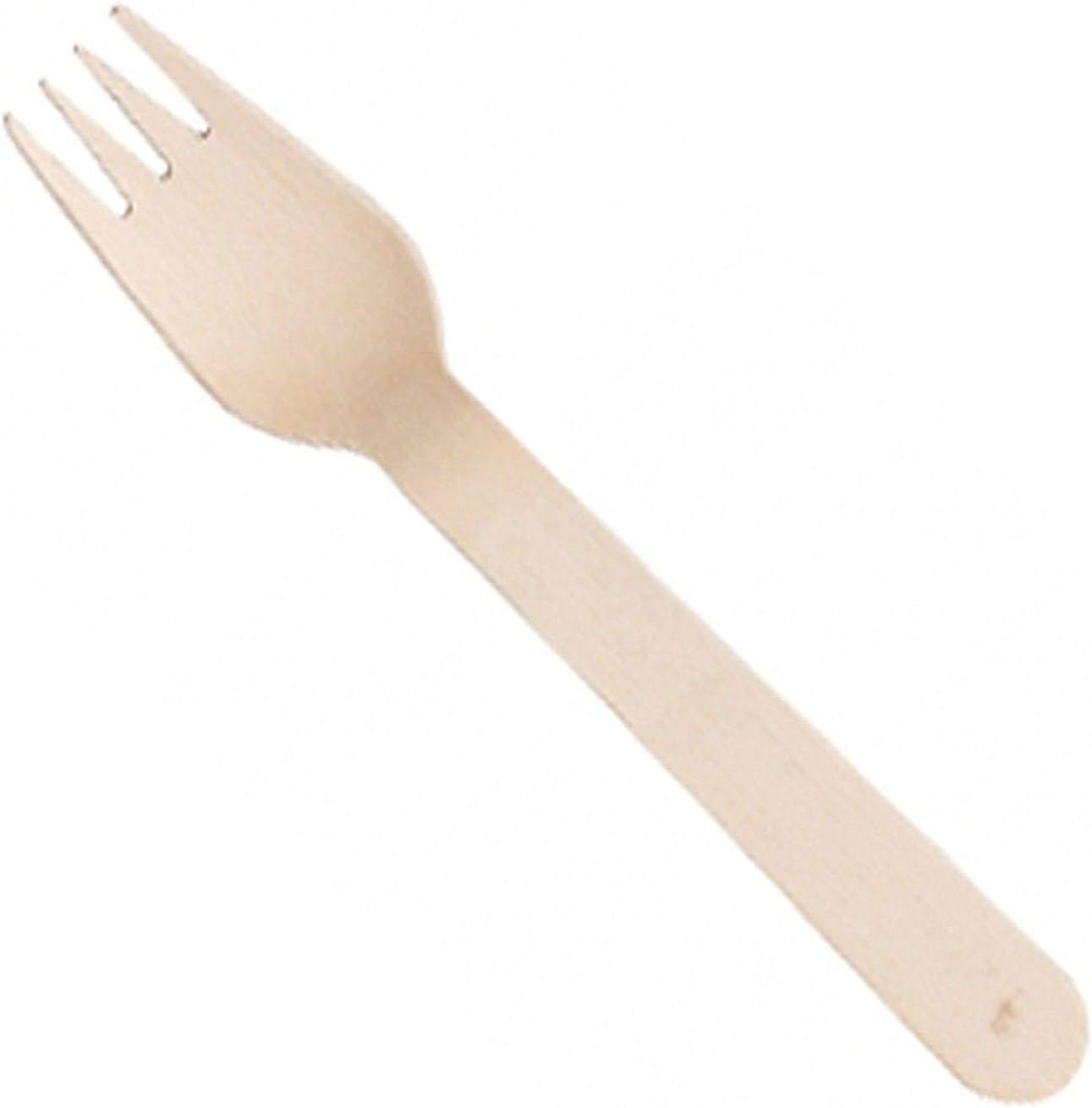 Disposable Wooden Chip Fork (Pack 1000) - great for parties, bbqs ...