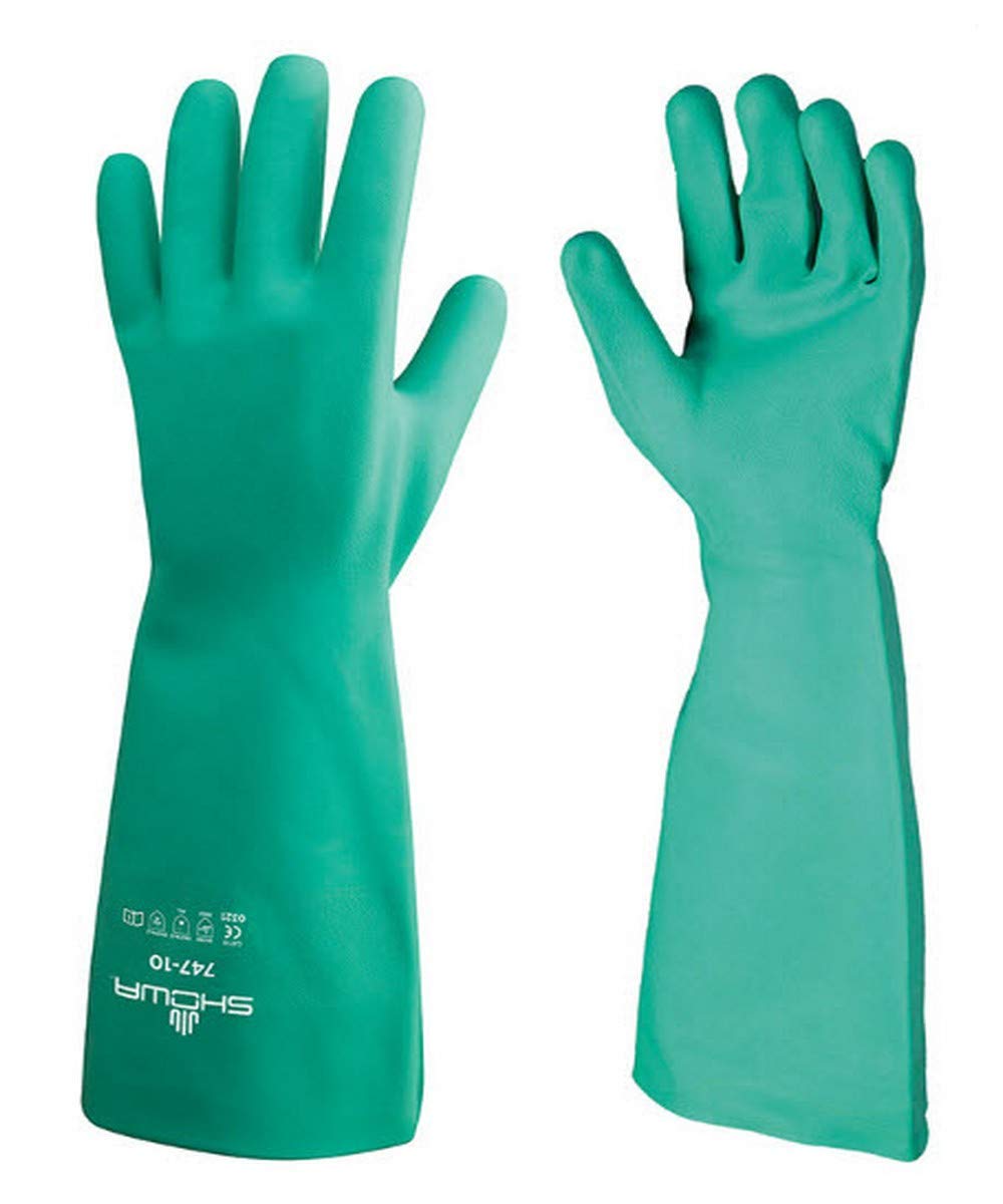 Amazon.com: Showa Gloves 747-11 Best Nitri-Solve - Guantes de nitrilo ...
