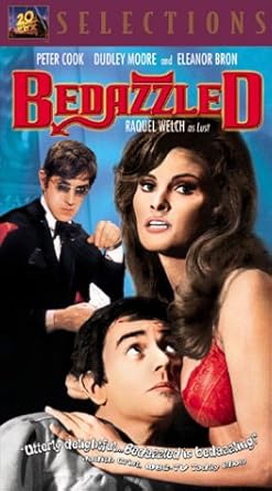 Amazon.com: Bedazzled [VHS] : Peter Cook, Dudley Moore, Eleanor Bron, Raquel Welch, Alba, Robert ...