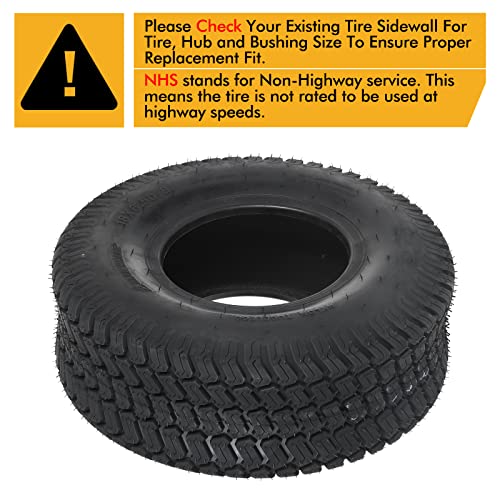 Snapklik.com : 18x6.50-8 Lawn Mower Tire, 18x6.5-8 Tractor Turf Saver ...