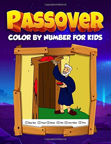Buy Passover Color By Number For Kids: A Fun and Exciting Way For Kids ...