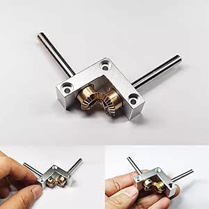 Amazon.com: 4/5mm mini Right Angle Rotator Small 90 Degree 1:1 Gearbox ...