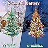 6 PCS Solar Christmas Tree, Outdoor Christmas Decorations, Xmas Tree ...