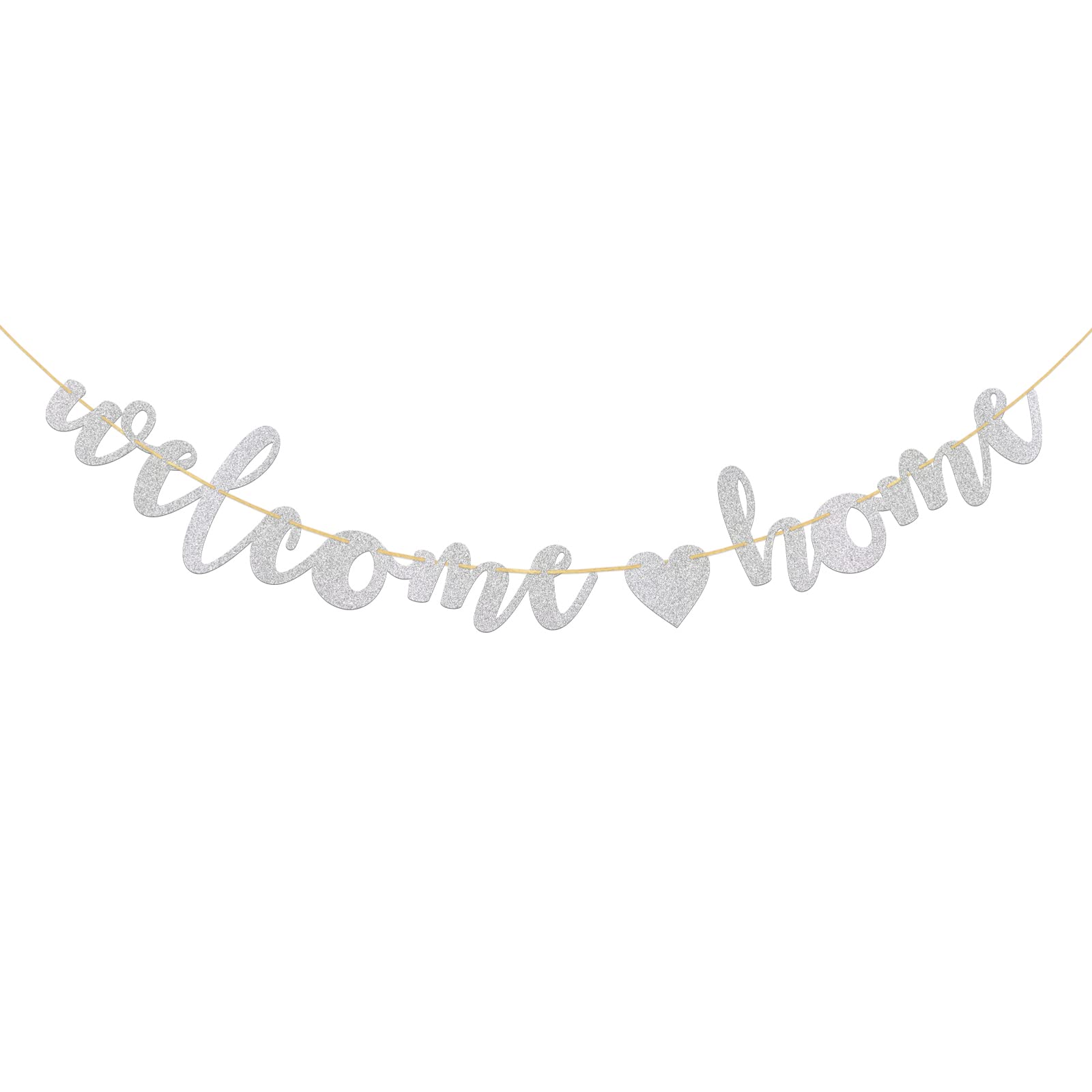 Amazon.com: Halodete Welcome Home Banner, Family Home Party Banner ...