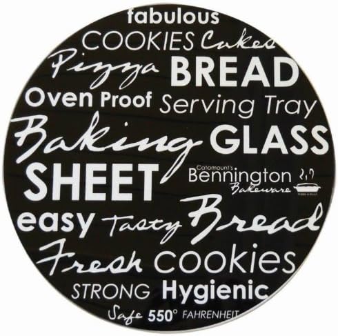 Amazon.com: Catamount Glassware Round Glass Baking Sheet, 14-Inch: Home ...