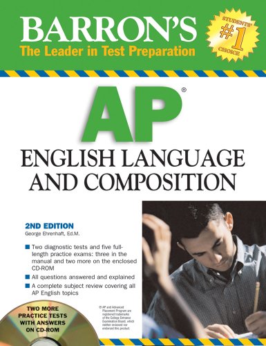 Amazon.com: Barron's AP English Language and Composition with CD-ROM ...