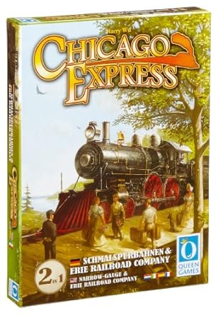 Queen Games - Chicago Express: Jogo de Tabuleiro, para 2-6 Jogadores ...