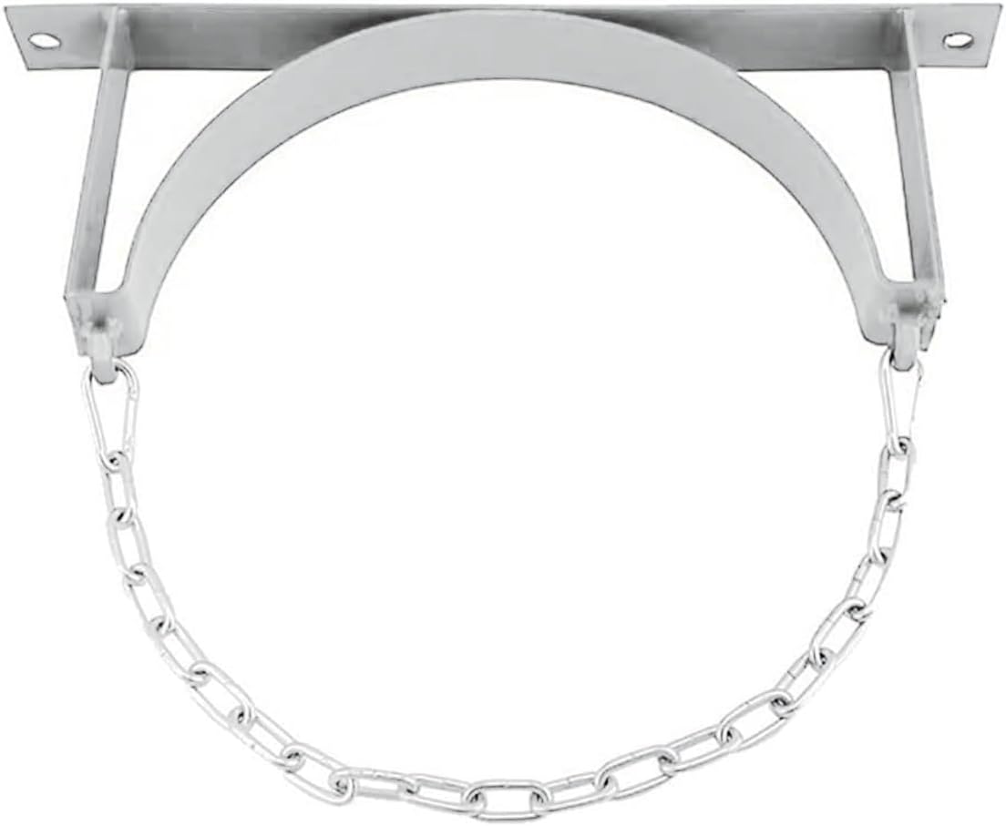 Propane Tank Mounting Bracket with Safety Chain and Screws for Secure ...