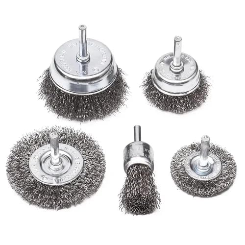 Amazon.com: Edward Tools Wire Brush for Drill Set - Pro 5 Piece Brush ...