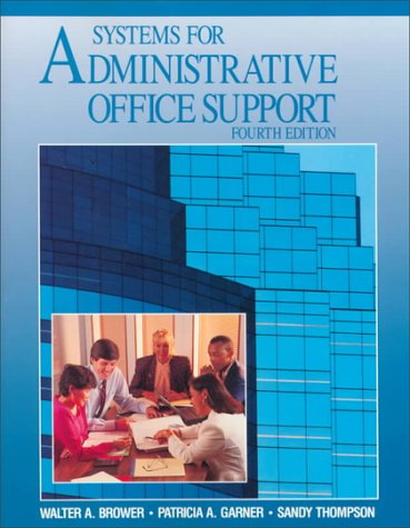 Amazon.com: Systems for Administrative Office Support: 9780028010250 ...