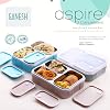 Buy Ganesh Aspire 3 Compartment Stainless Steel Lunch Box Sealed ...