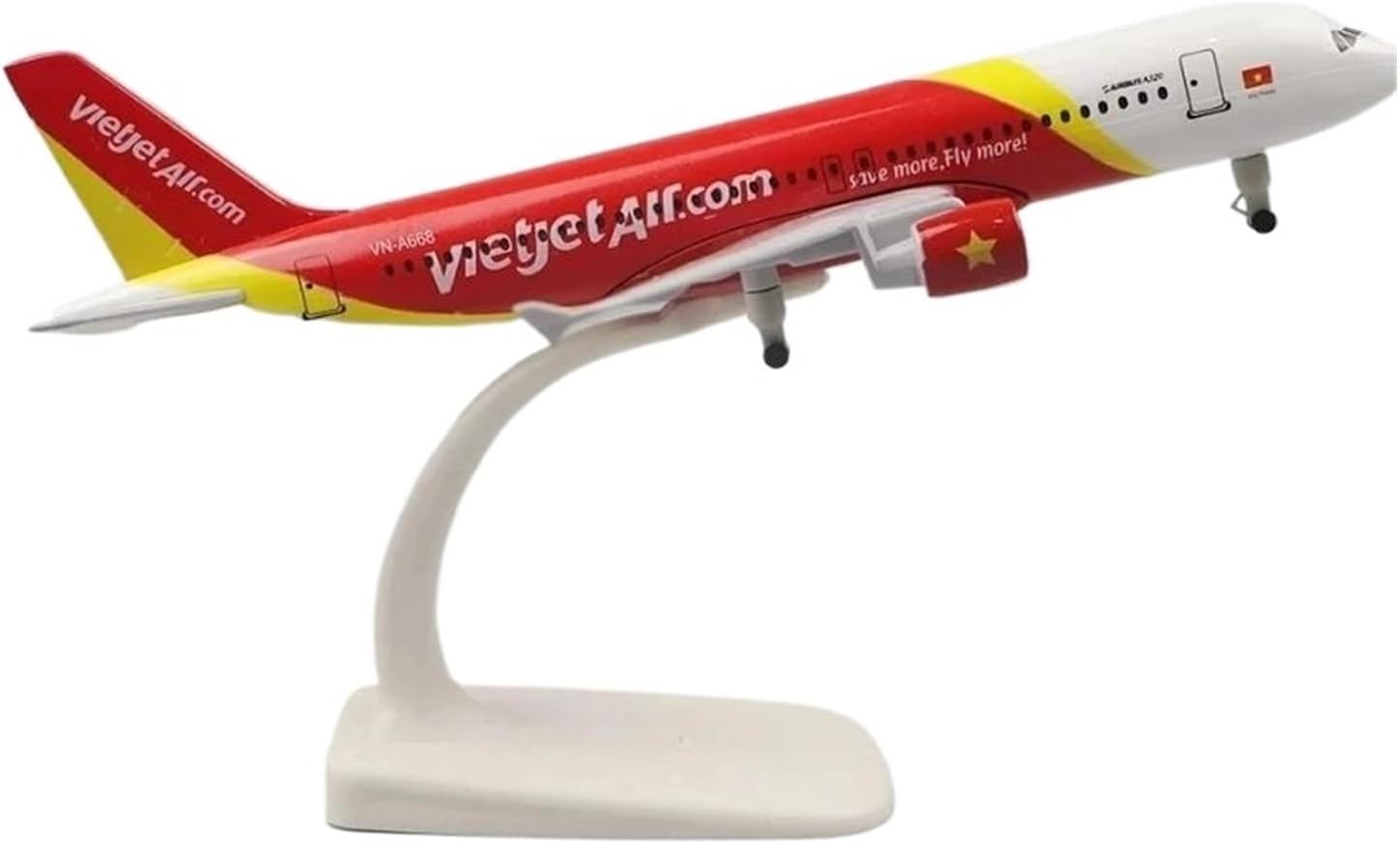 Diecast Aircraft Model 1:400 Scale for A320 Vietjet Airplane Model ...