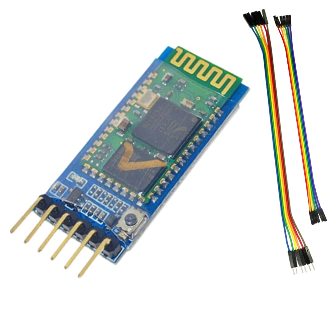 HC05 Bluetooth RF Transceiver Module - 6 Pin with Jumper Wires (Female ...