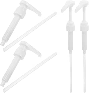 Amazon.com: NOLITOY Coffee Syrup Pump Dispenser 4pcs Coffee Flavoring ...