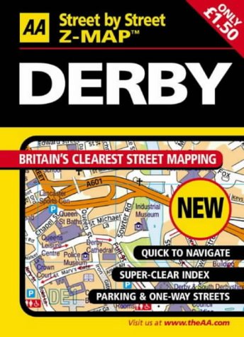 AA Street by Street Z-Map Derby (AA Street by Street Z-Map ...