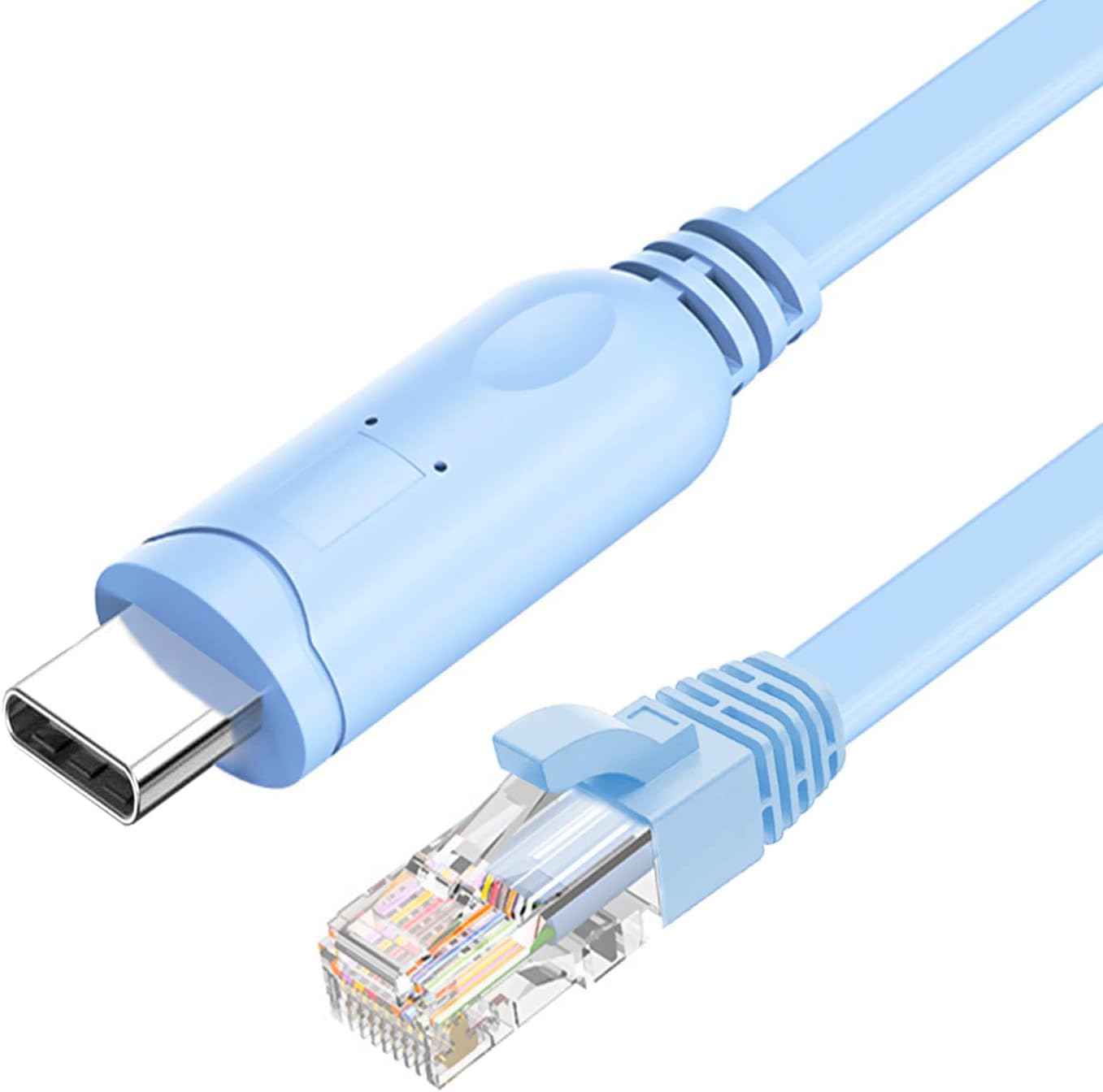 Amazon.com: JUEJUEZI USBC Console Cable 5FT, USB C to RJ45 Console Cable, Ethernet LAN Network ...