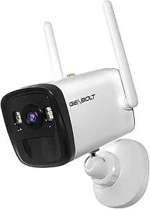 Amazon.com : GENBOLT Solar Security Camera Outdoor Wireless, WiFi ...