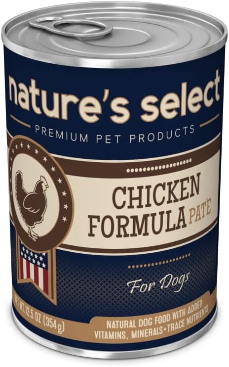 Nature's Select - Chicken Formula Paté - Canned Food for Dogs: Pet ...