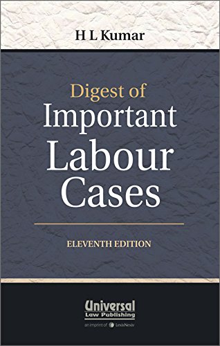 Digest of Important Labour Cases : H L Kumar: Amazon.in: Books
