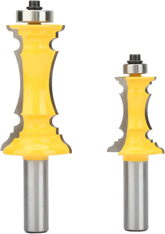 2pcs Crown Molding Router Bit, Chair Rail Router Bit, 1/2 Inch Shank ...
